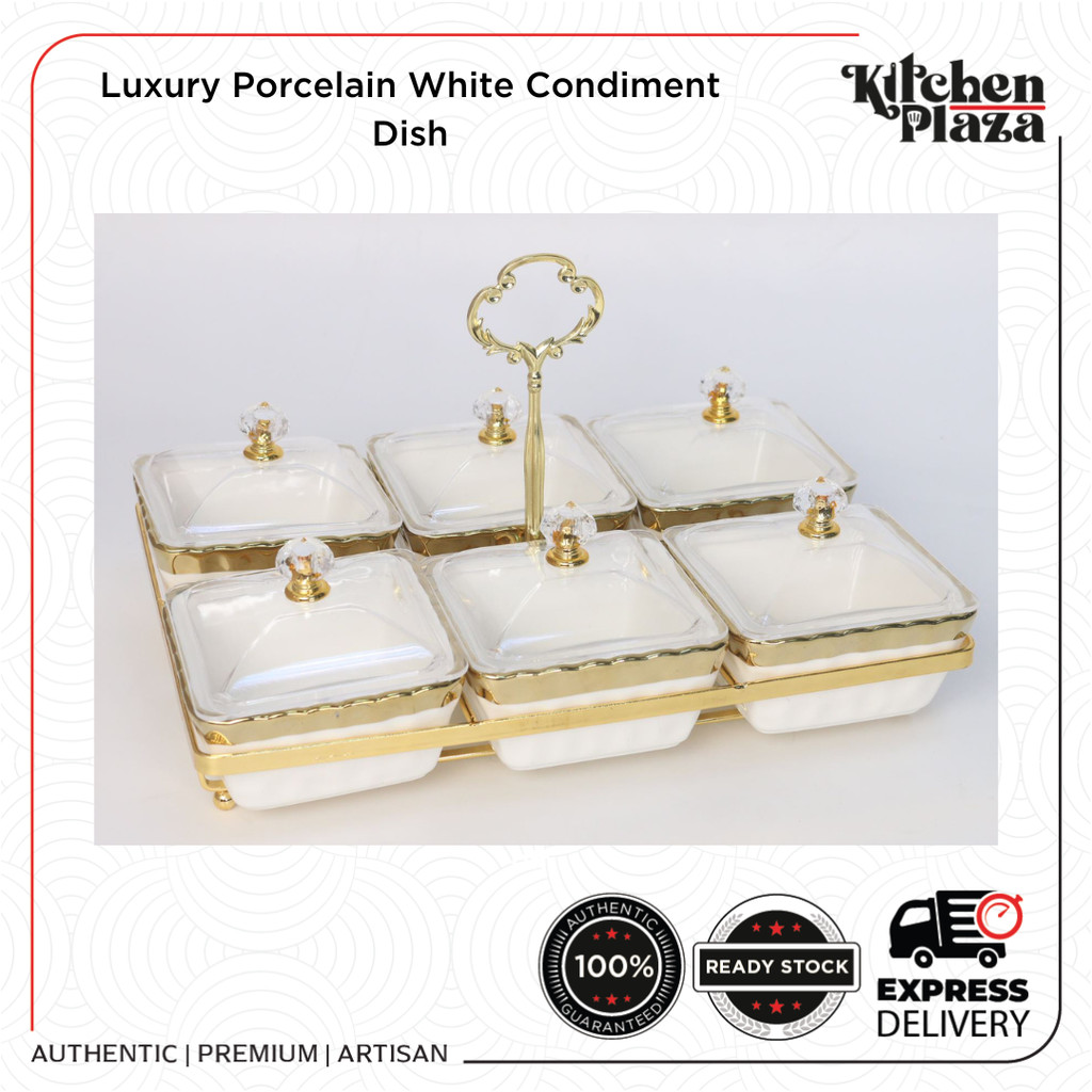 Luxury Porcelain White Condiment Dish | Shopee Malaysia