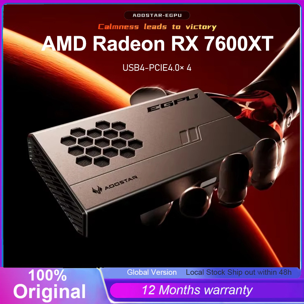 AOOSTAR XG76XT Graphics Card AMD Radeon RX 7600XT External GPU Docking ...