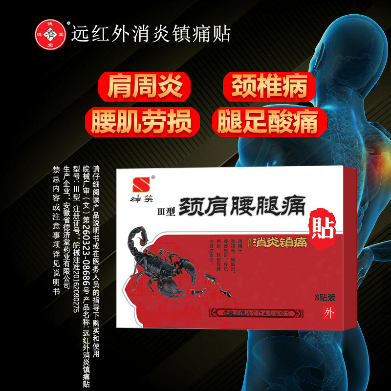 Mechanical Brand Anti-Inflammatory Pain Relief Patch Cream Medicine ...