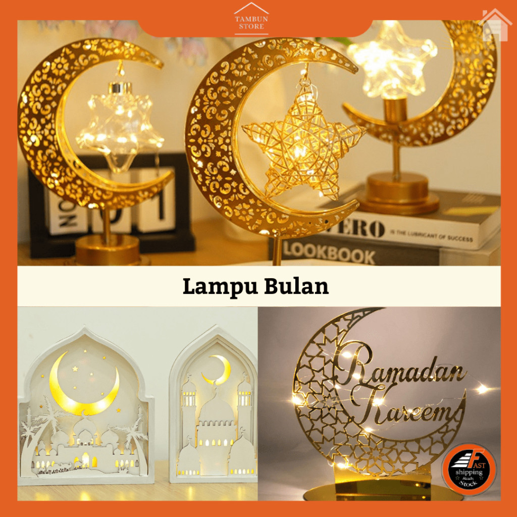 2025 Viral Hari Raya Idul Fitri Lampu Dekorasi Hiasan Rumah Lampu ...