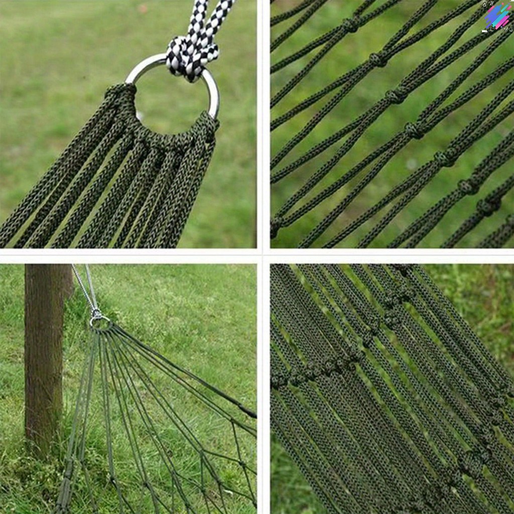 Mesh Rope Hammocks for Outside Large Weight Limit Swing Mesh Nylon ...