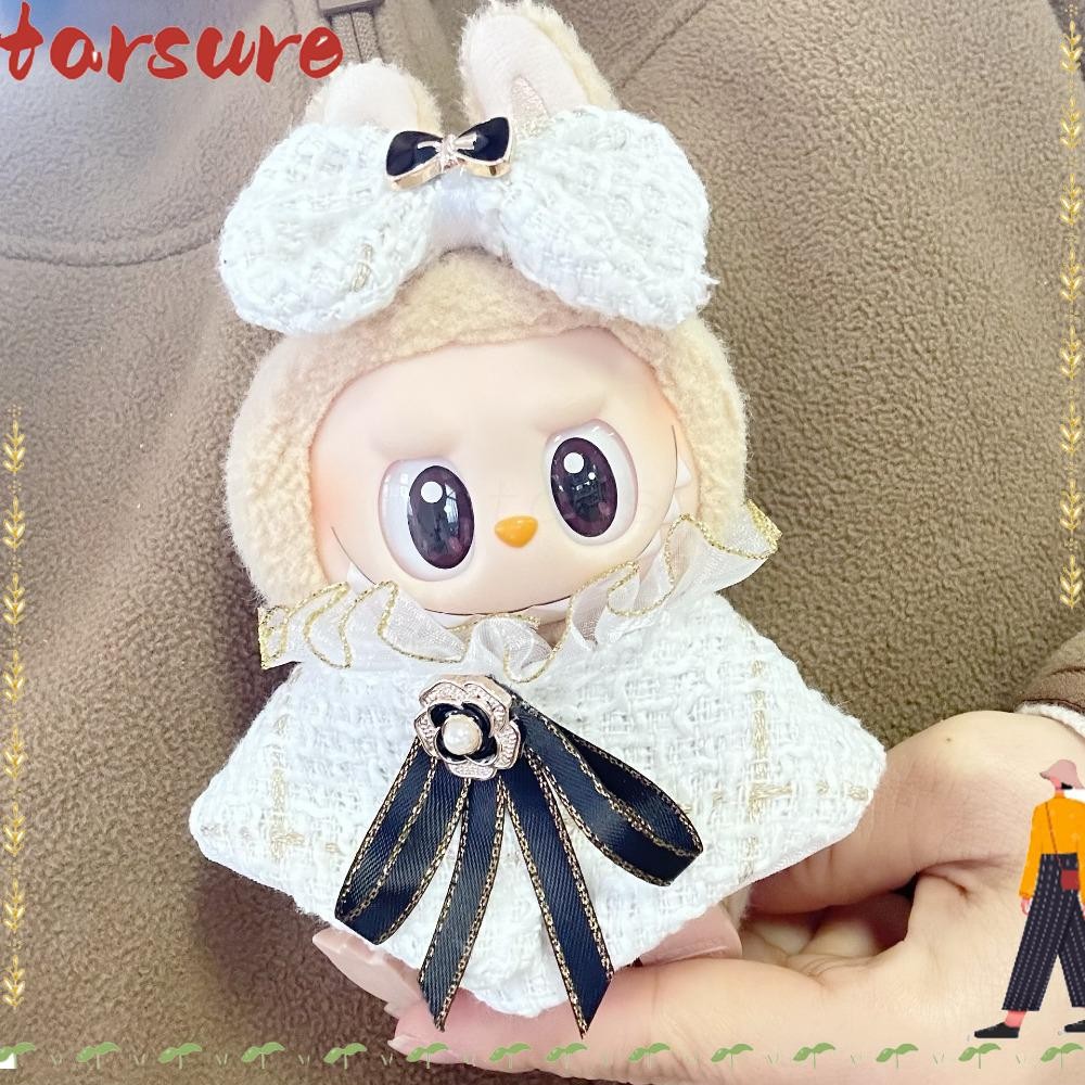 TARSURE Labubu Doll Clothes, POP MART Cartoon Labubu Cape Skirt Dress ...