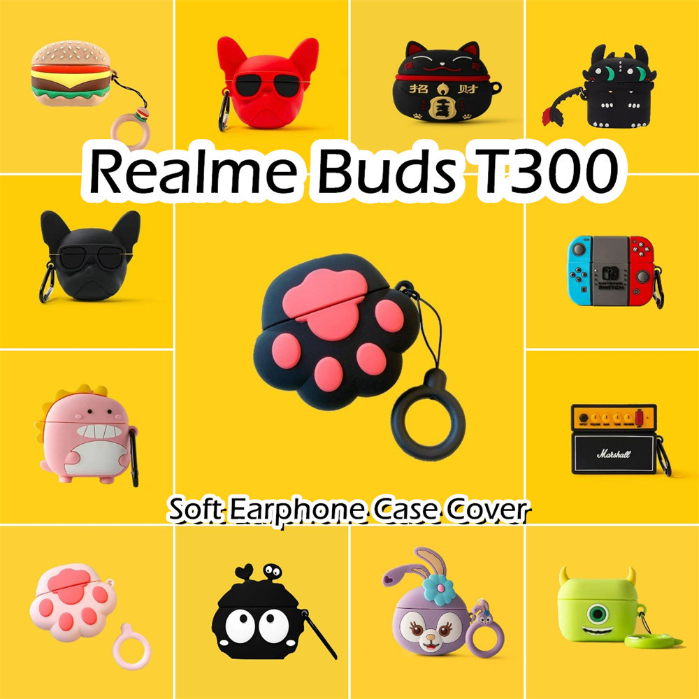 【imamura】 For Realme Buds T300 Case Super Cool Cartoon series Soft ...