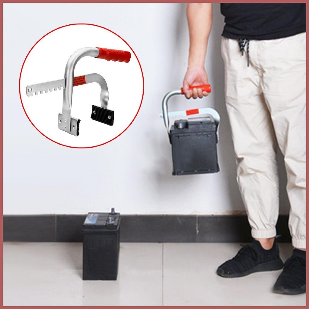 Car Battery Carrier Heavy Duty Handle Battery Rack Adjustable Side Lift ...