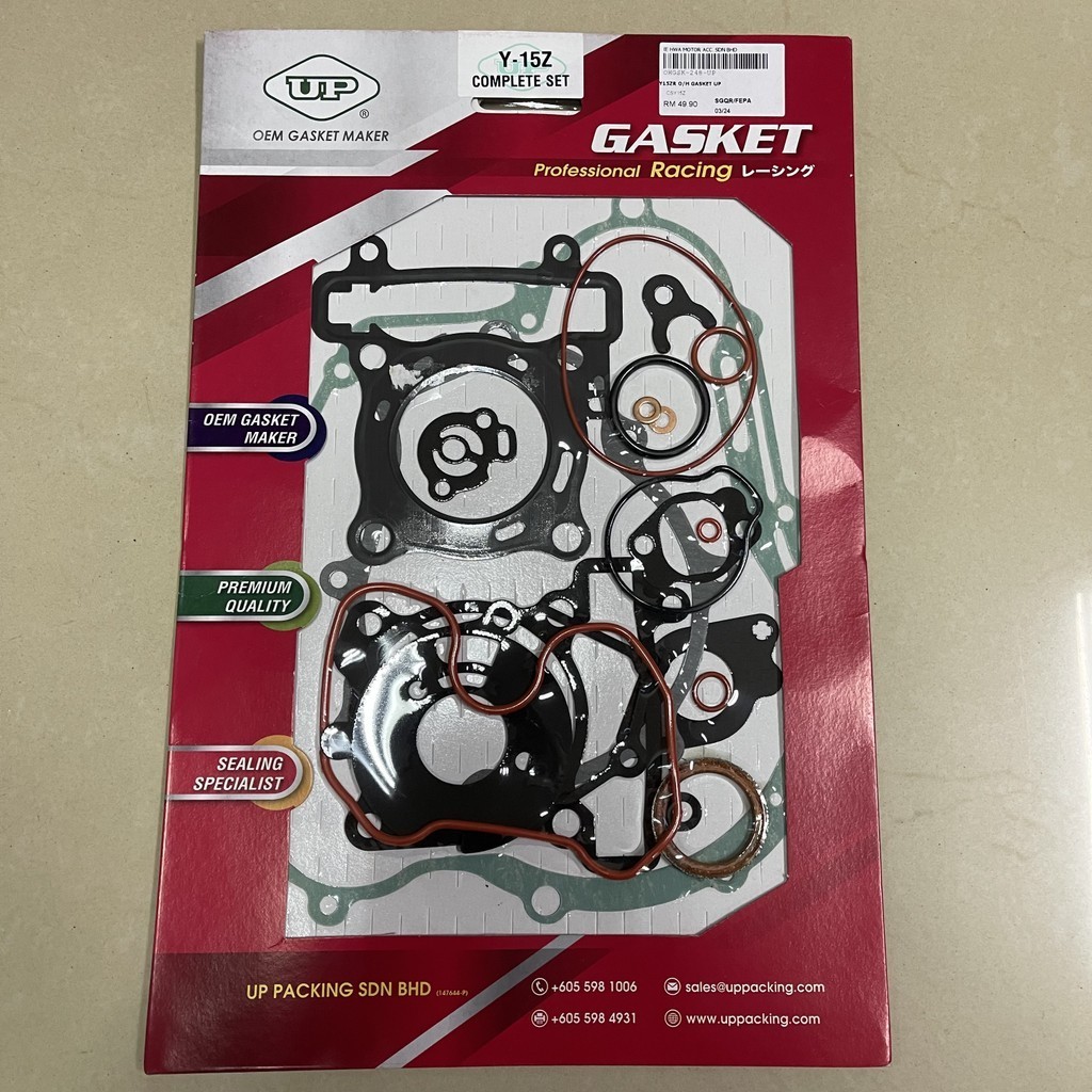 YAMAHA Y15ZR Y15 YSUKU EXCITER Y OVERHAUL GASKET SET ENGINE GASKET ...