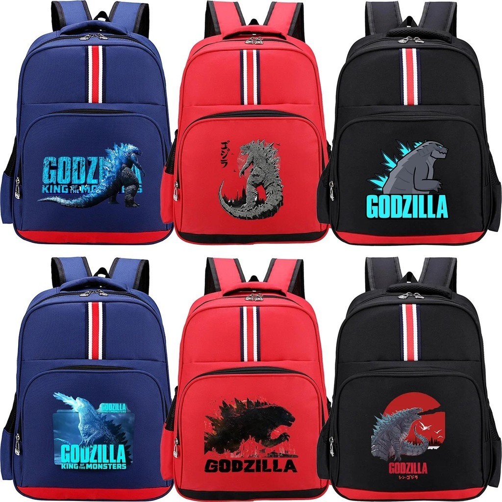 New Godzilla backpack, dinosaur monster backpack, primary school large ...