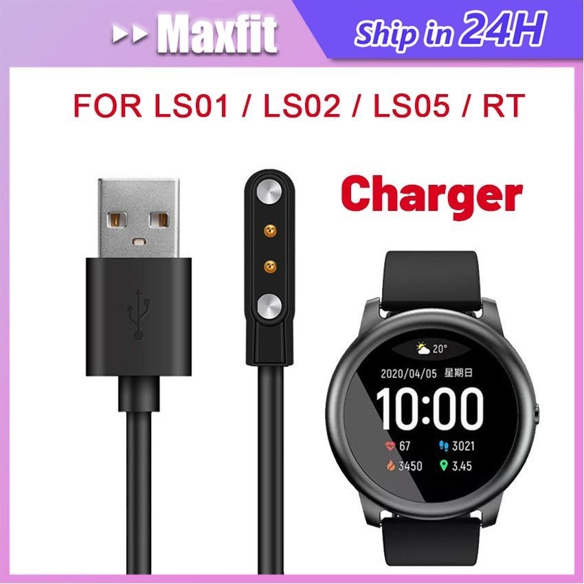 Usb Charger Cable Haylou Solar LS05/RT/LS01/LS02 2pin Cas Magnetic ...