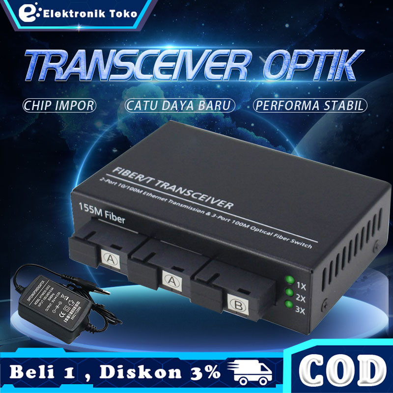 Switch Ethernet Media Converter Fiber Optic Converter2 Port 3 Port 4 ...