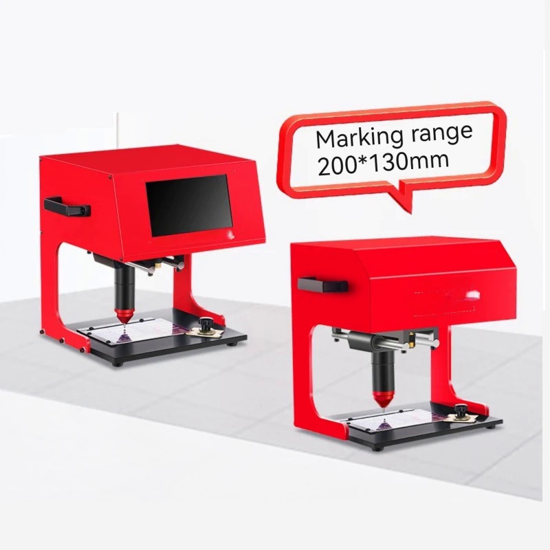 Hand-held Portable Metal Signage Nameplate Marking Machine Touch-screen ...
