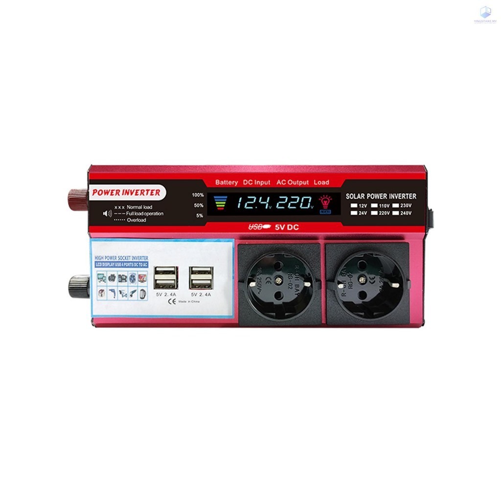 Sine Inverter Solar Power Converter With Power Inverter Sine Car Rv ...