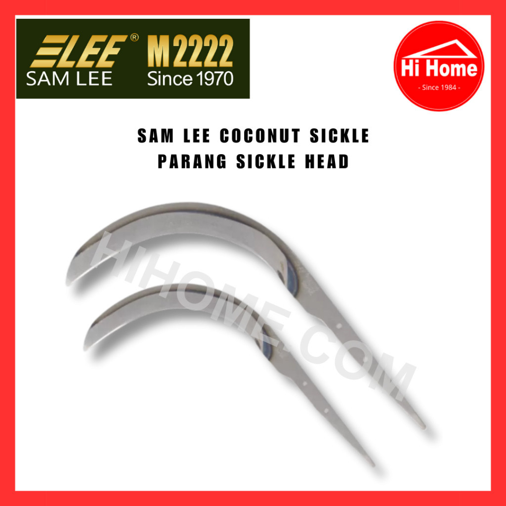 SAMLEE Heavy Duty Spring Steel Parang Knife Coconut Sickle Blade Head ...