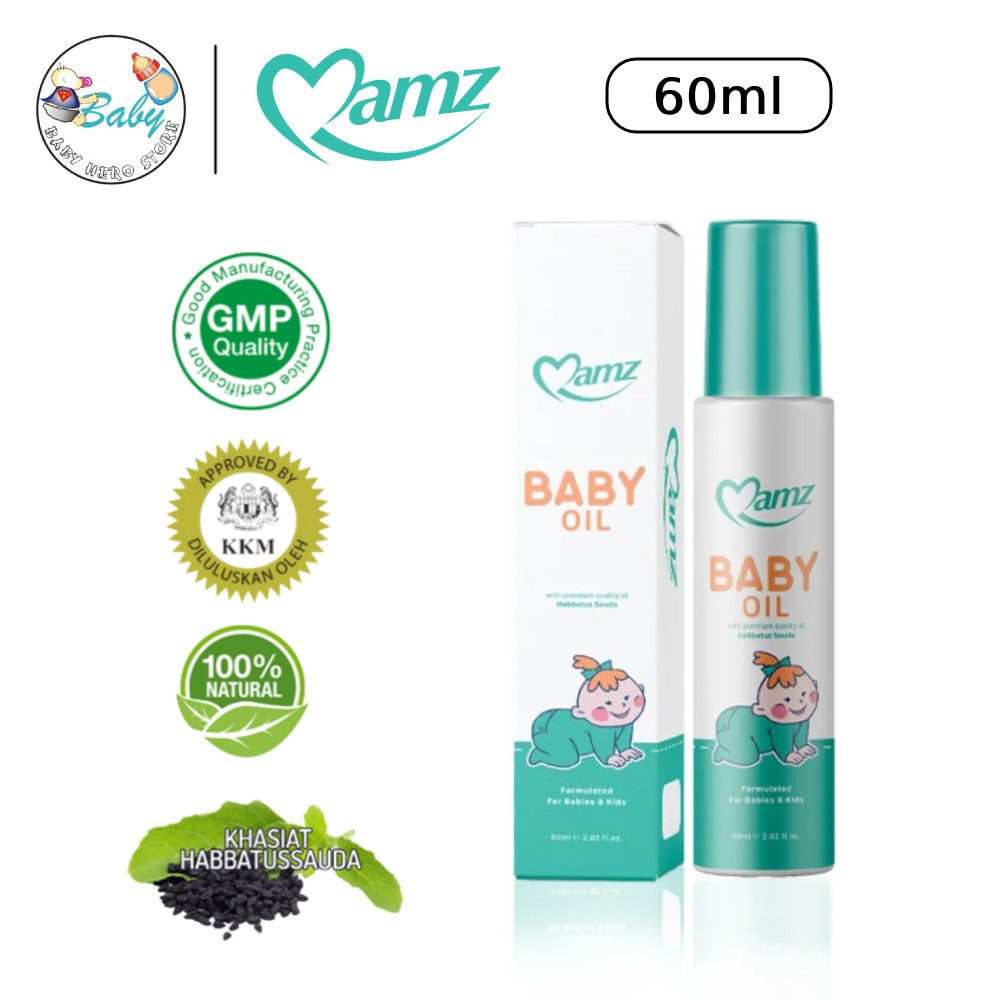 Mamz Baby Oil 60ml | Minyak Bayi | BABY HERO STORE | Shopee Malaysia