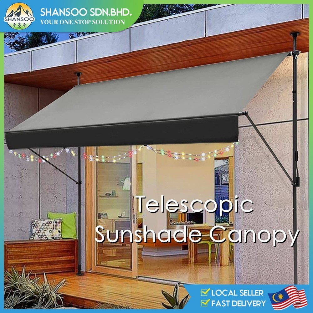 Awning Canopy Sunshade Canvas Retractable Awning Roof Outdoor Awning ...