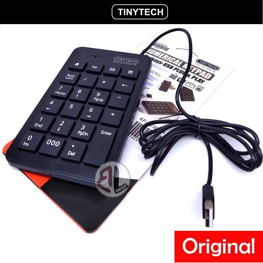 Official TinyTech Numerical Keypad 4 Hotkeys-USB Plug & Play (KP-U230 ...
