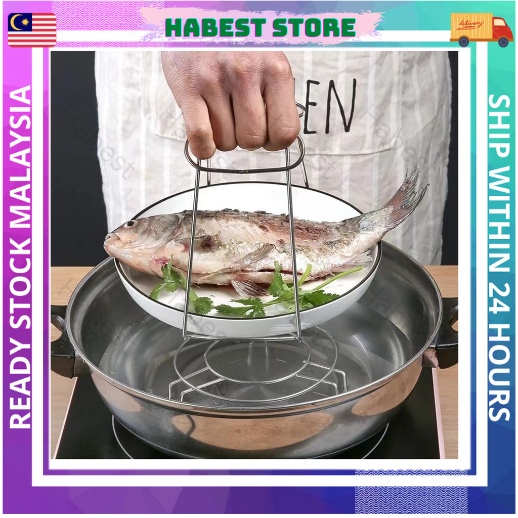 Stainless Steel Steaming Rack Multi-functional Steaming Rack Steamer ...