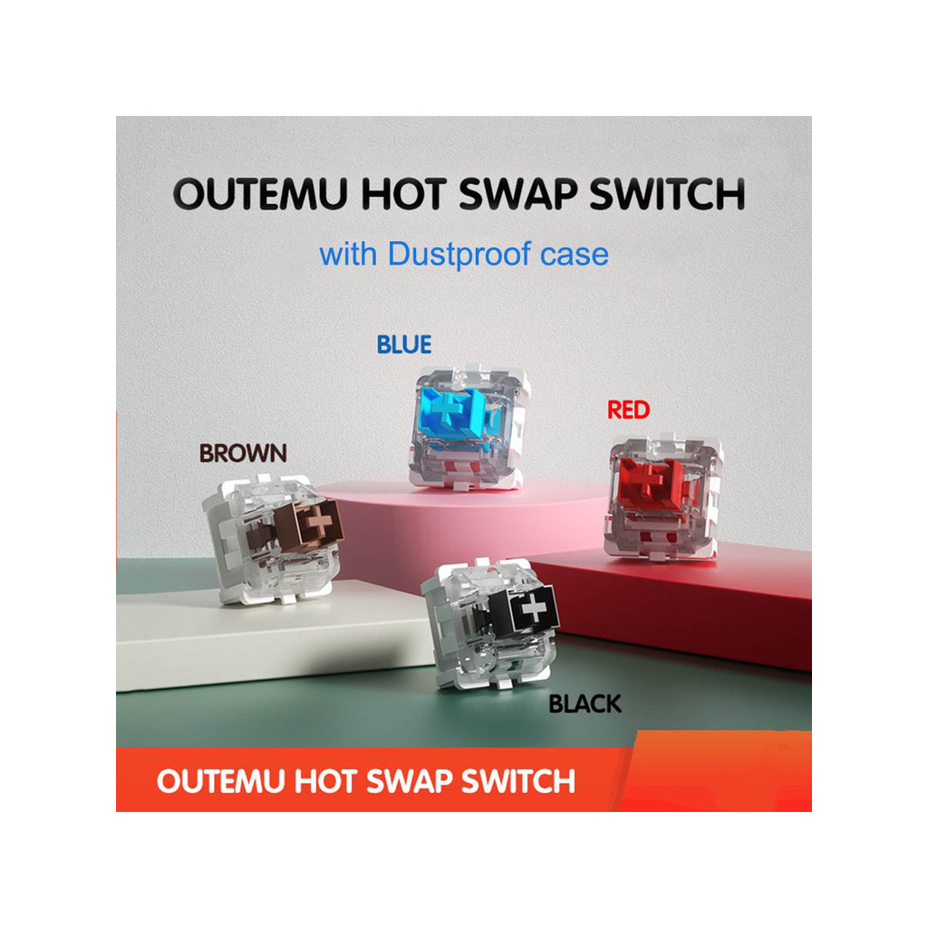 10pcs/pack 3-pin Blue Switch Linear Click Switch Without Dust-proof ...