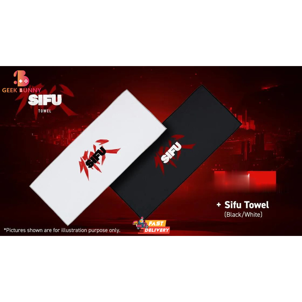 NSW SIFU TOWEL (BLACK/WHITE) | Shopee Malaysia