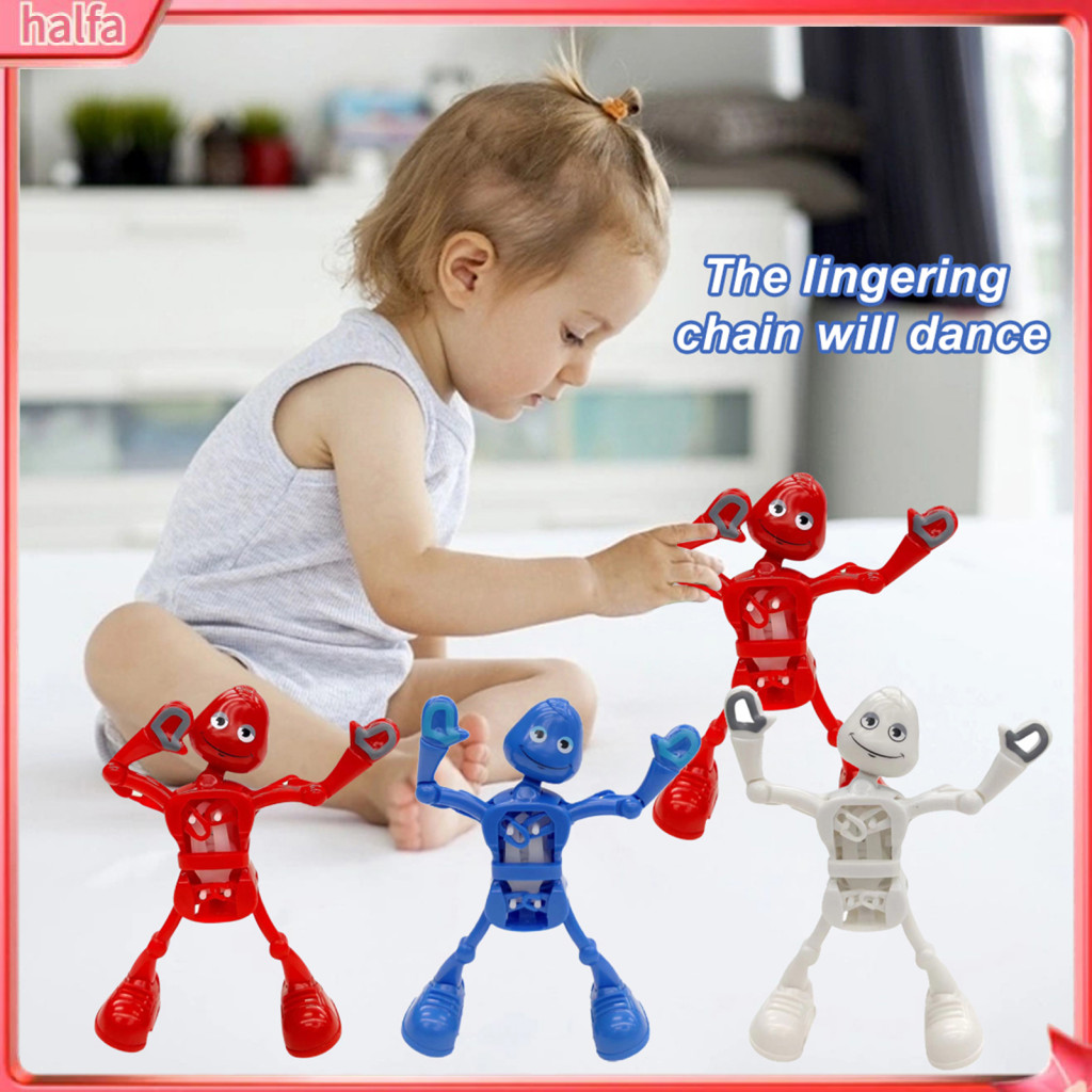 {halfa} Cute Dancing Robot Toy Joyful Dancing Robot for Children Fun ...
