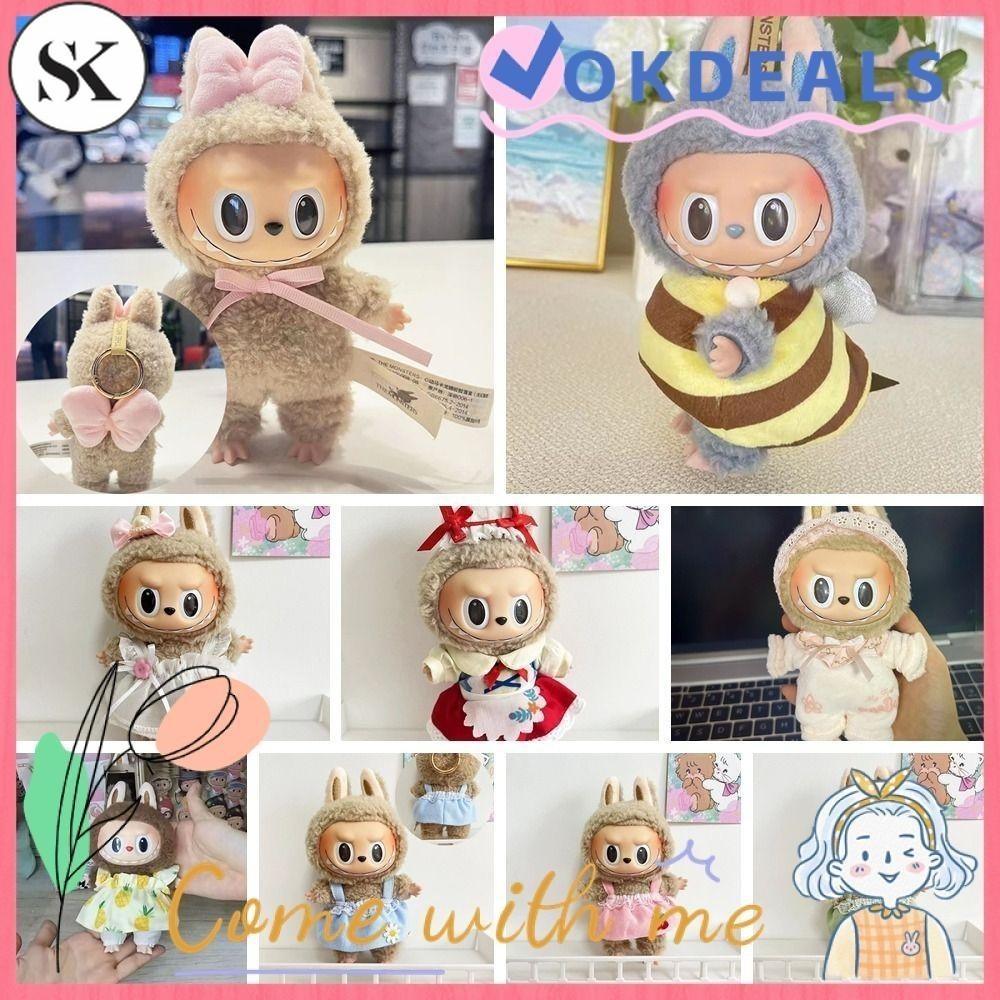 SK Doll Skirt, Labubu Time To Chill Filled Handmade Labubu Skirt ...