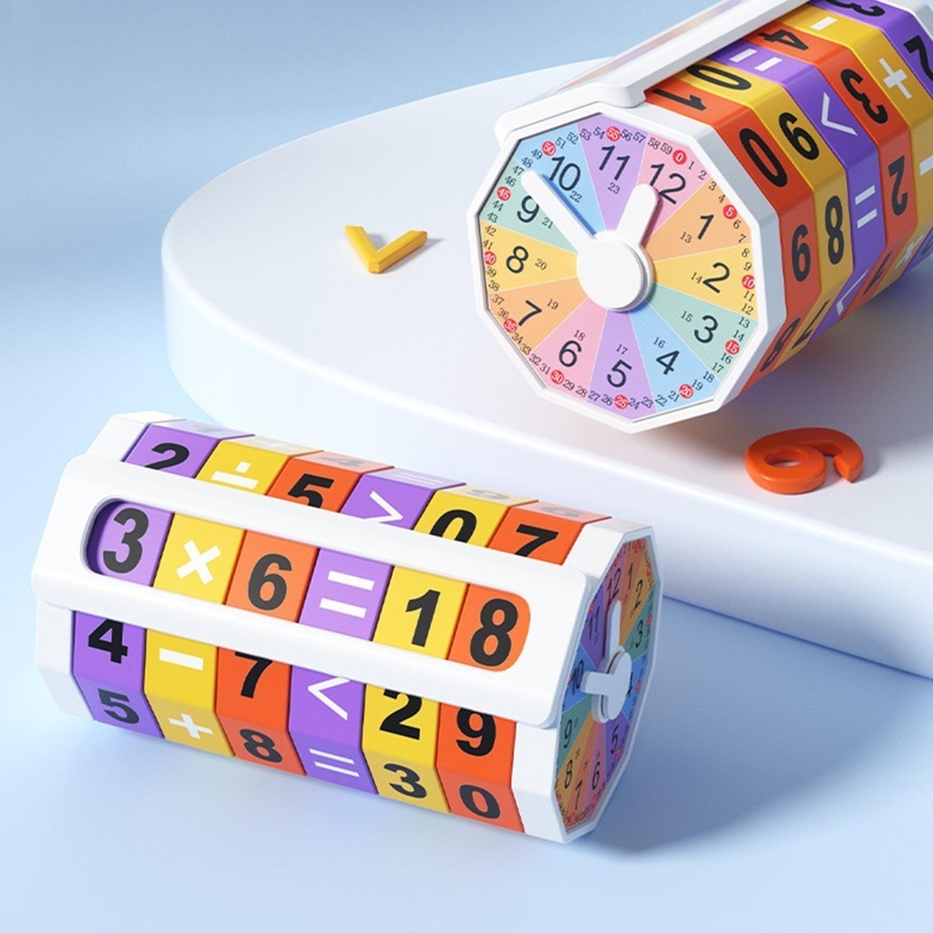 Counting Roller Toy Number Crunching Cube Clear Visual Design Kids ...