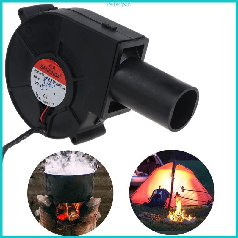 RPAN 5V USB Air Blower Grill Wood Stove Outdoor Mobile Portable USB ...