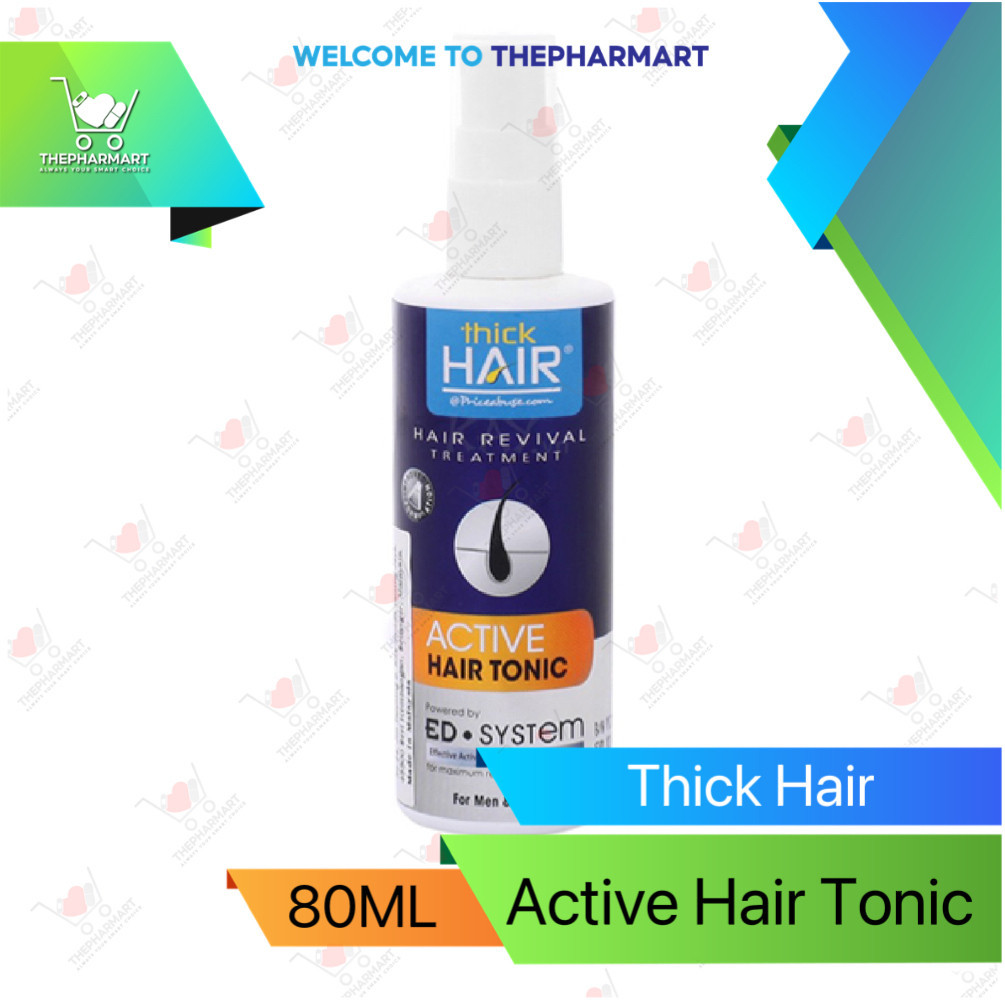 Thick Hair Hair Revival Treatment Active Hair Tonic (80ML) for Hair ...