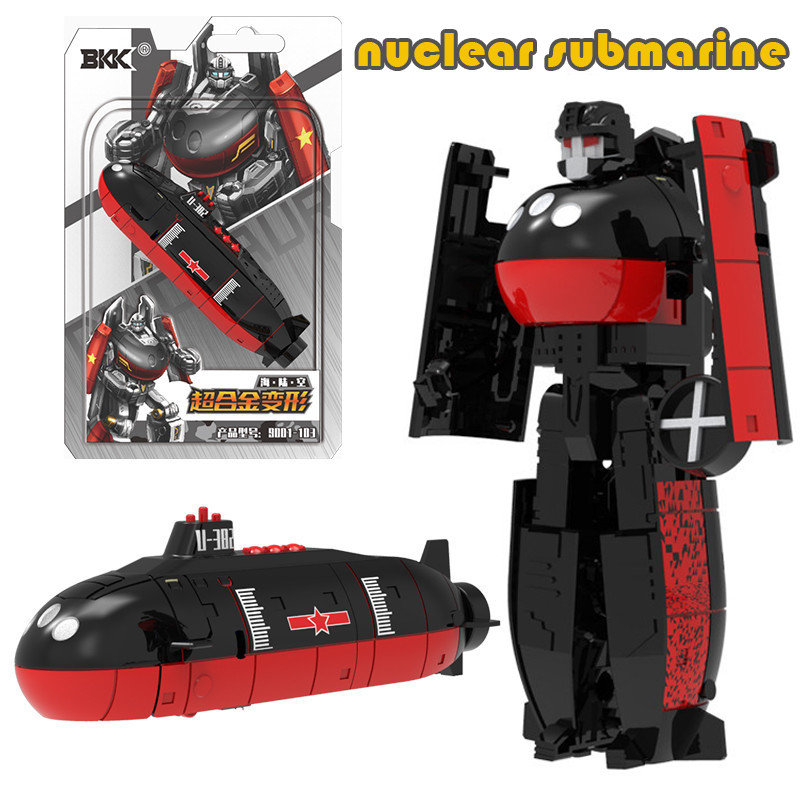 A full set of super alloy transforming robots, nuclear submarines ...