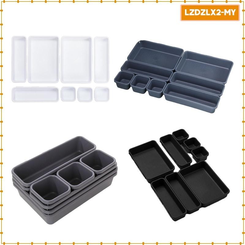[Loviver] 8Pcs Tool Box Organizer Tray Divider Tool Box Desk Drawer ...