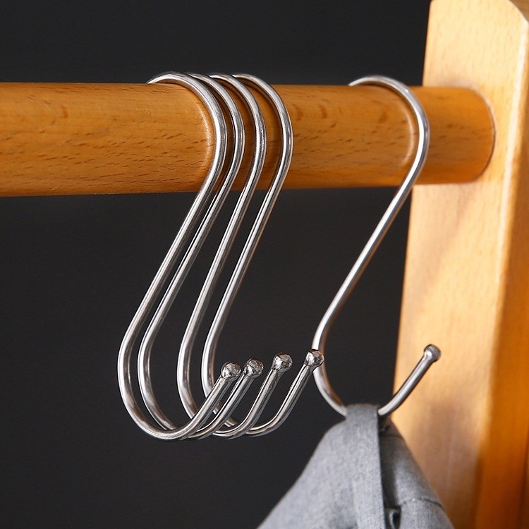 S Type Hook Solid Door Rear Hook Kitchen Hanging Sausage Bacon Metal ...