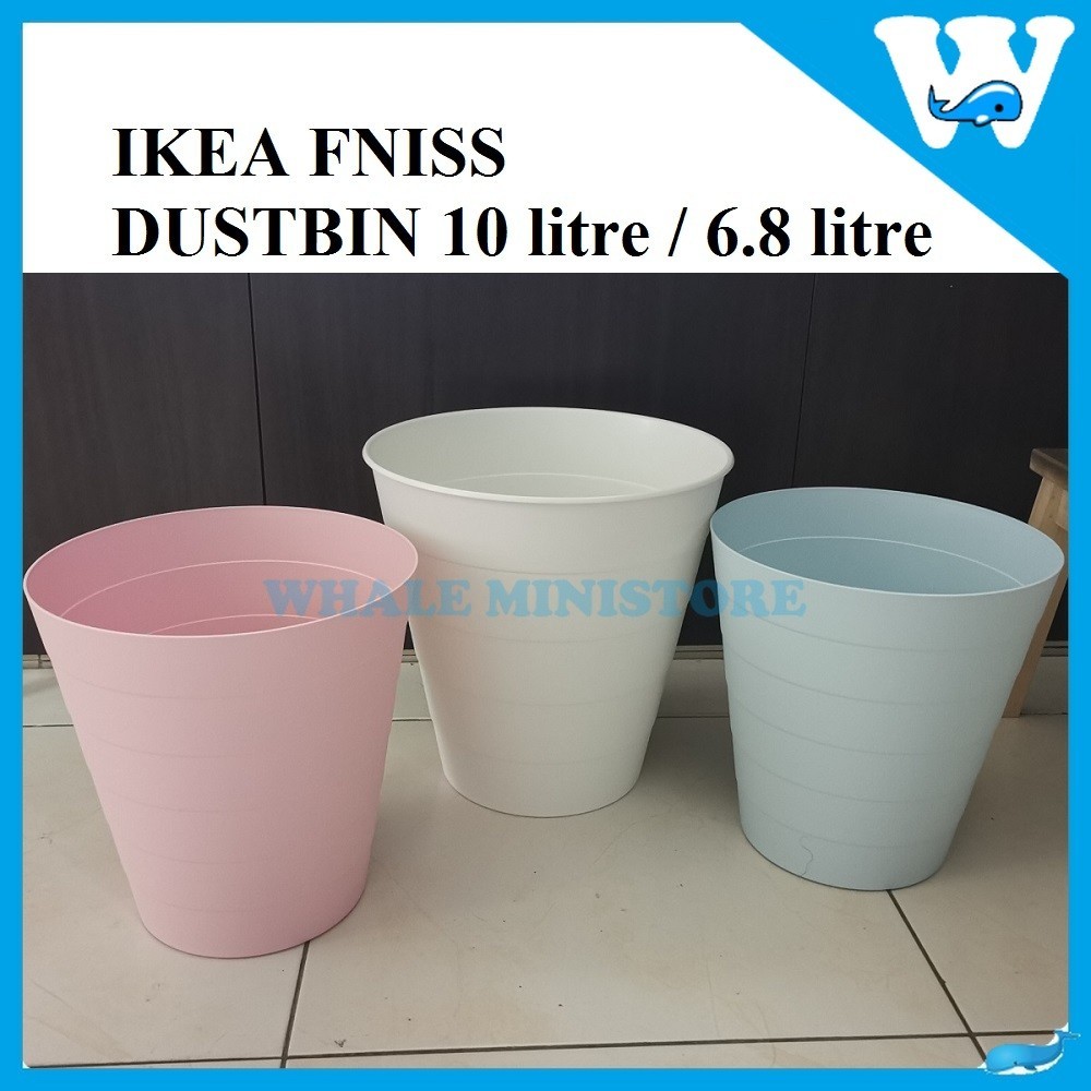 IKEA ROUND DUSTBIN RUBBISH BIN (10L / 6.8L) / TONG SAMPAH OFFICE BULAT ...