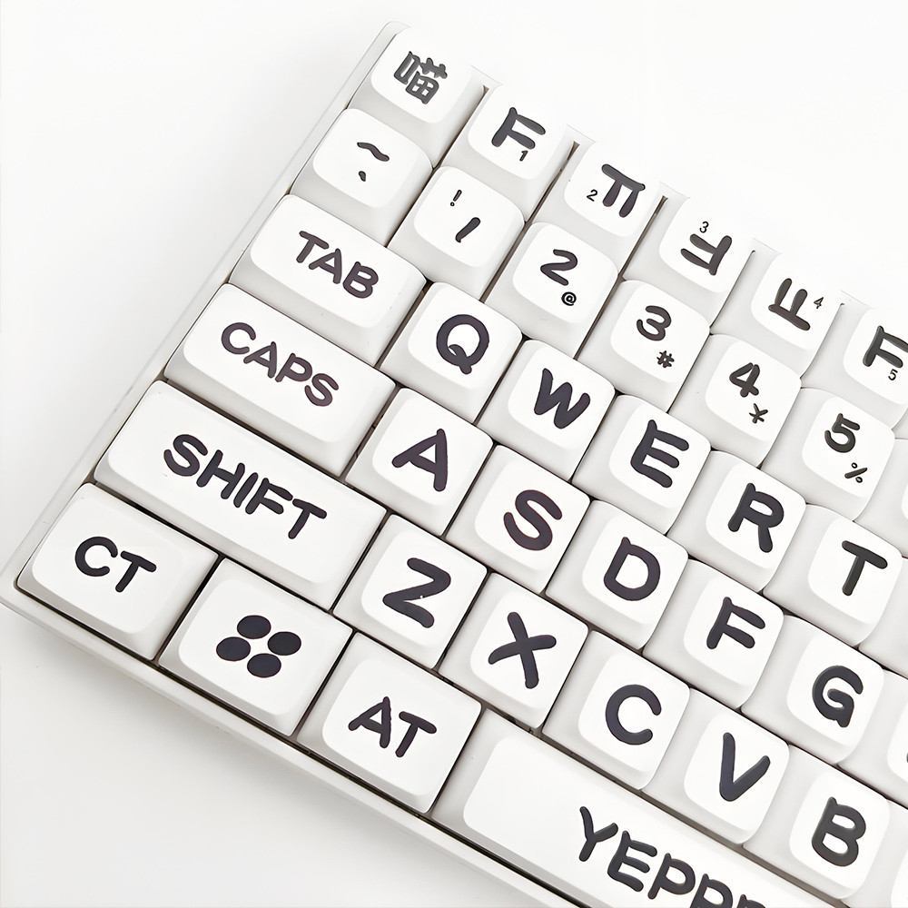 PBT Animal Party Keycaps 126Keys/Set XDA Profile Custom Keycaps for ...