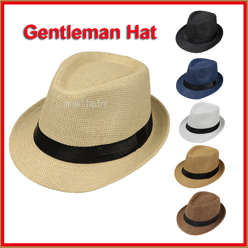 Formal Hat for Kids Cowboy Jazz Cap Travel Vacation Boys Panama Hats ...