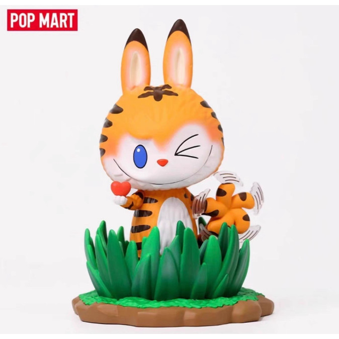 Popmart POPMART Labubu Tiger Ming Box Figure Trendy Ornaments Cute Toy ...
