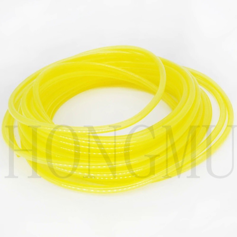 4 Meter Yellow Oil Hose Pipe ID 3mm OD 5mm For Hydraulic Oil Gasoline ...