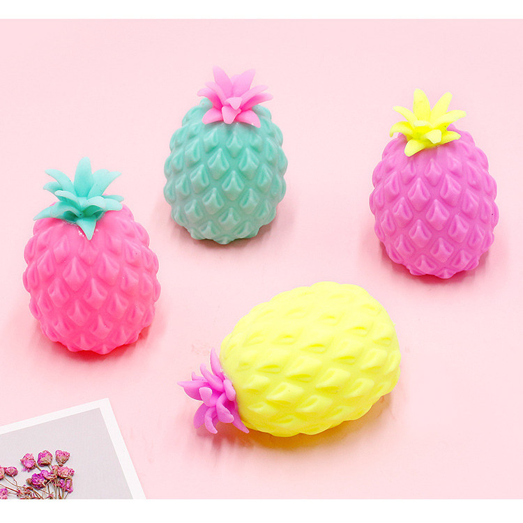 Simulation Pineapple Splat Ball Squishy Kids Toy Stress Relief ...