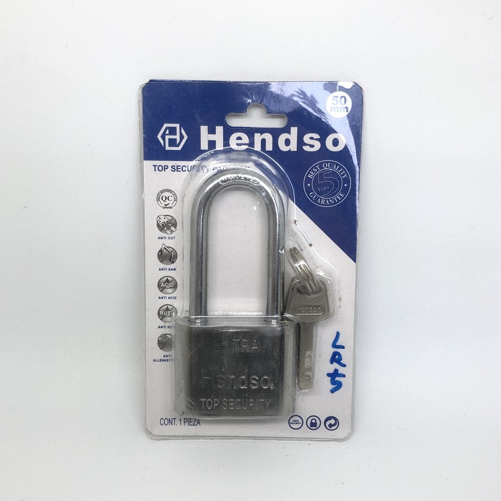 Hendso 50MM Long Neck Door Lock Padlock | Shopee Malaysia