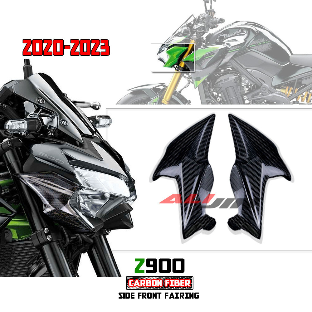 Fit Kawasaki Z900 2020-2023 2021 2022 Z900SE Real Dry Carbon Fiber ...