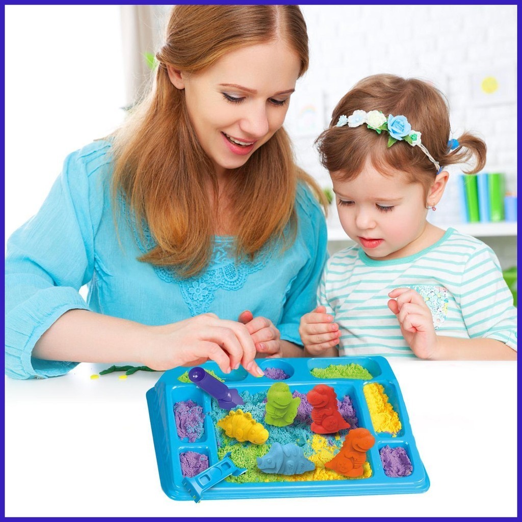Sensory Play Sand Pretend Sand Developmental Toy Easy to Clean Sand ...