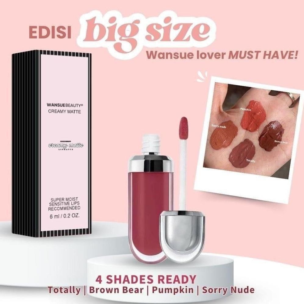 WANSUE BEAUTY CREAMY MATTE SUPER MOIST SENSITIVE LIPS RECOMMENDED 6ML ...