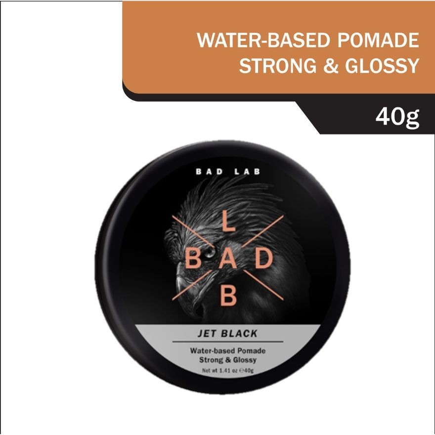 BADLAB Jet Black Water-based Pomade 40g | Shopee Malaysia