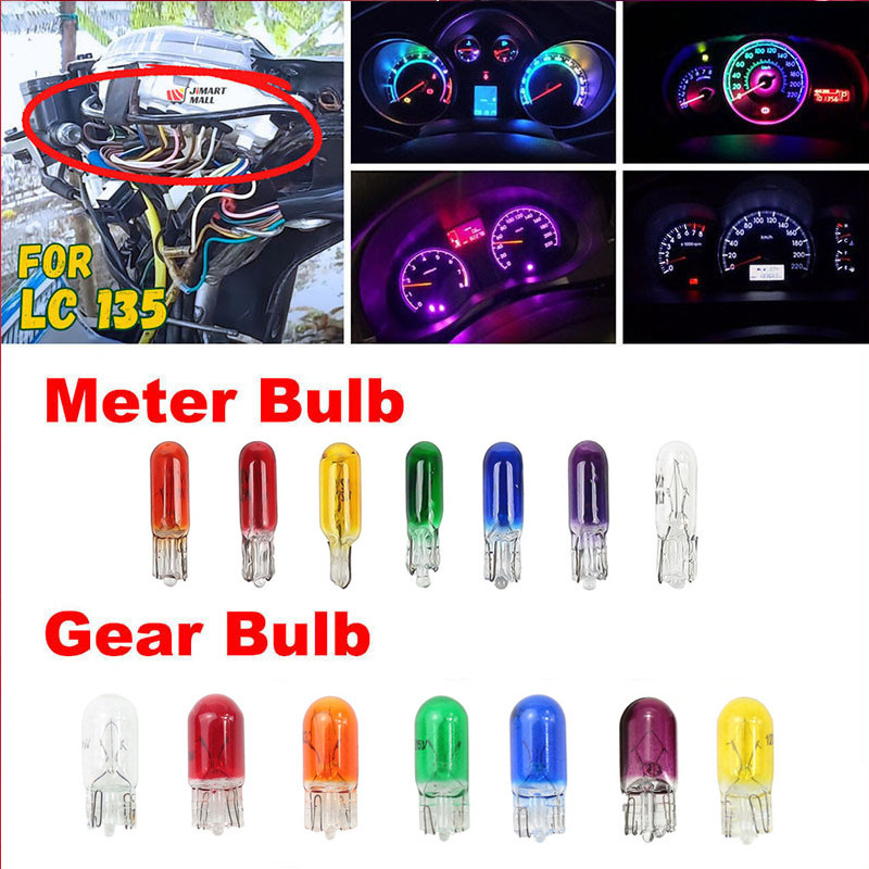 [Ready Stock] YAMAHA LC 135 v2/v3/v4/v5/v6/v7 METER GEAR LED BULB Tukar ...