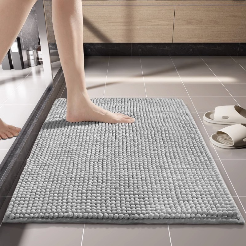 Short-haired Chenille Floor Mats for Home Bedroom Bedside Soft Water ...