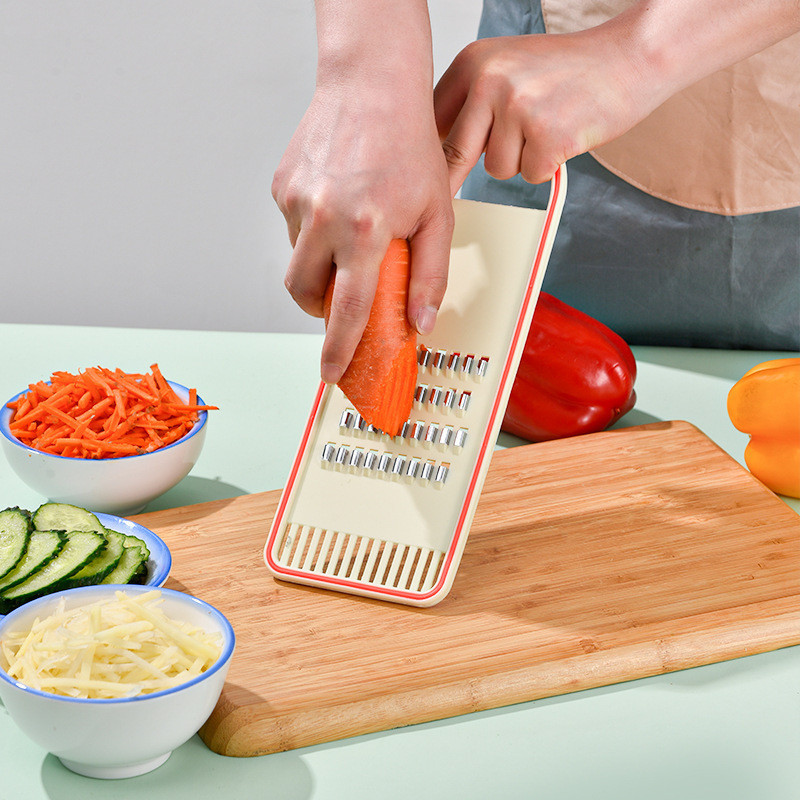 Spot Goods#Multi-Function Vegetable Chopper Kitchen Grater Stainless ...
