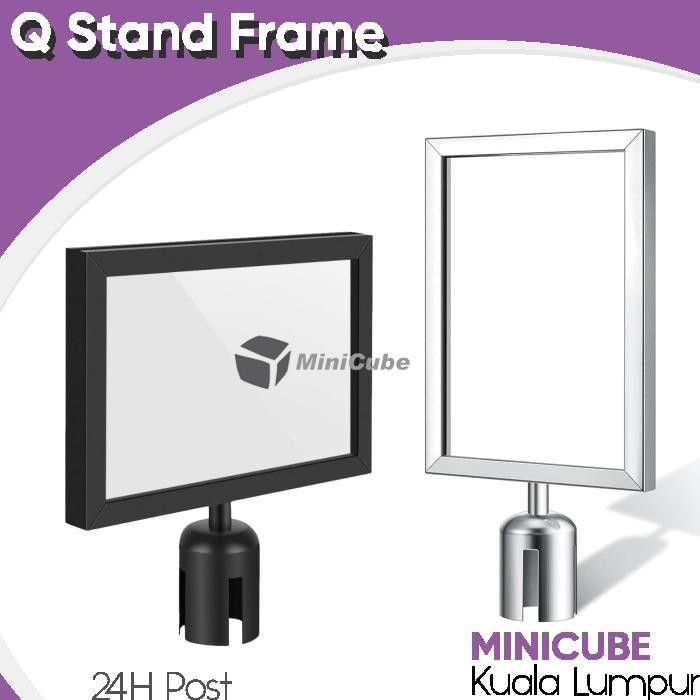 A4 Queue Up Stand Display Board Signage Vertical Horizontal | Shopee ...