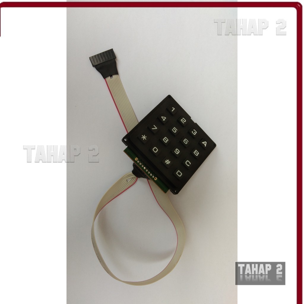 TOMBOL Keypad POM MINI PERTAMINI BUTTON MATRIX embossed KEYPAD 4X4 ...