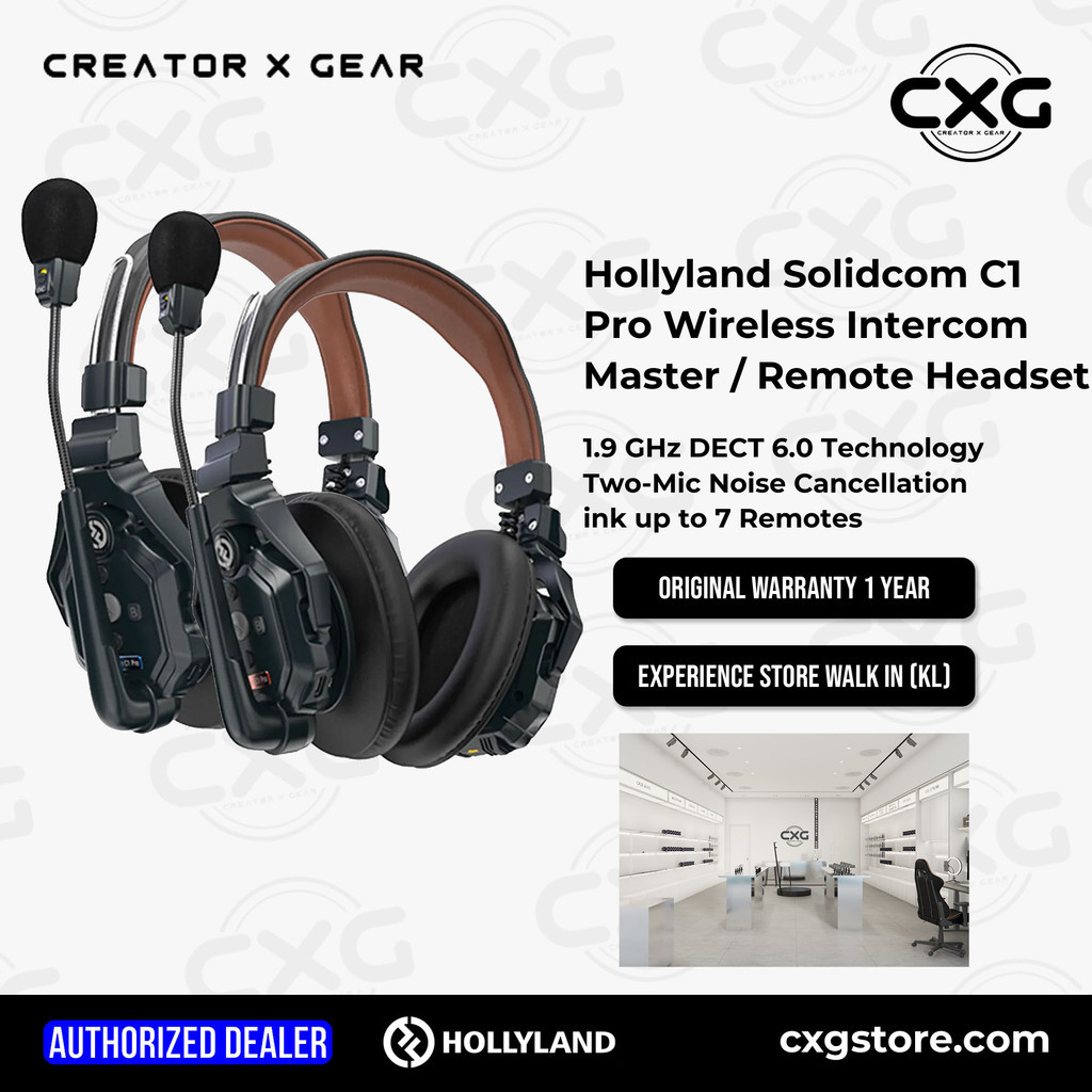 Hollyland Solidcom Single SE / C1 / C1 Pro Slave Master Headset ...