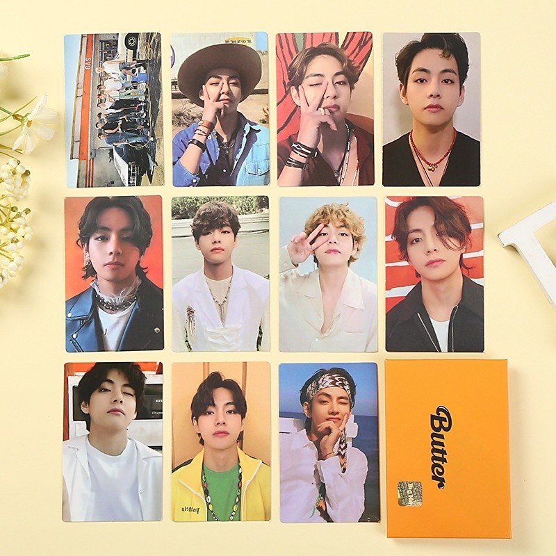 BTS butter song with the same photo card Korean idol boy group postcard ...