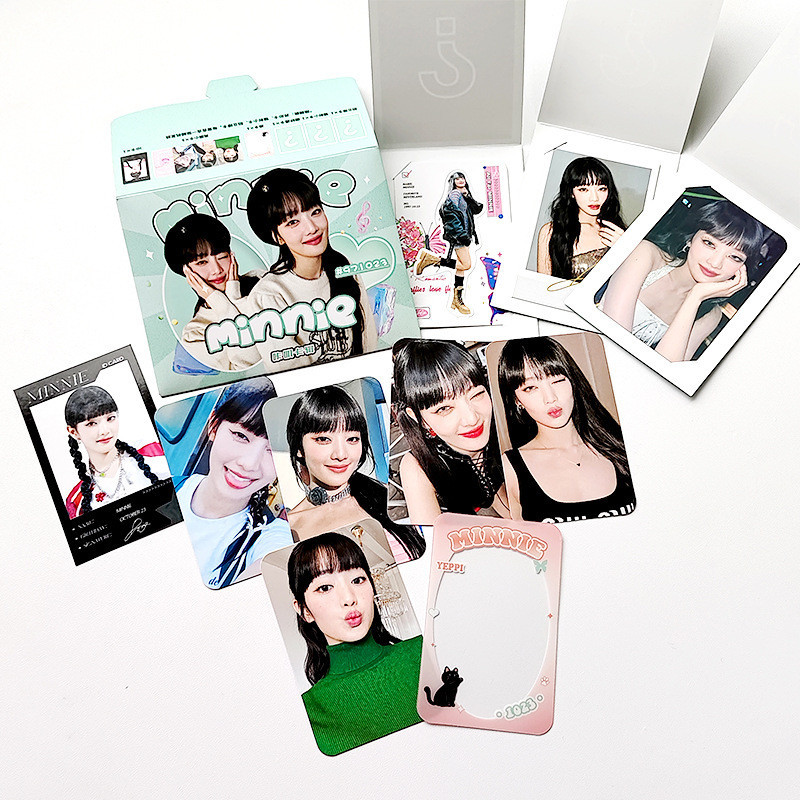 (G)I-DLE Kaji Card Collection Laser Hologram Transparent Lomo Cards ID ...