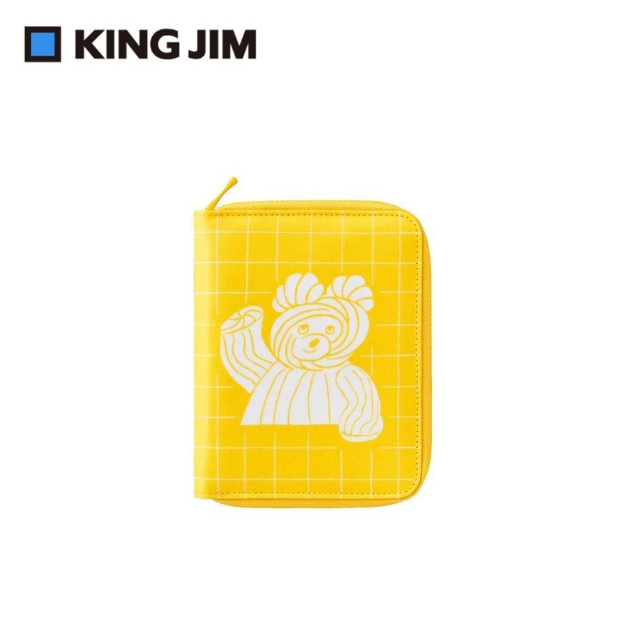 KING JIM HITOTOKI NOTE Handbook Notebook/Zipper Type/Passport Size/Dog ...