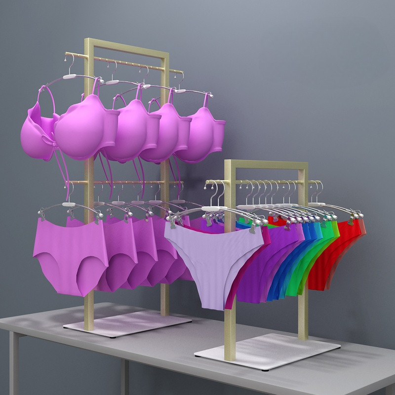 Underwear Hanger Bra Rack Brushed Steel Champagne Gold Rose Gold ...